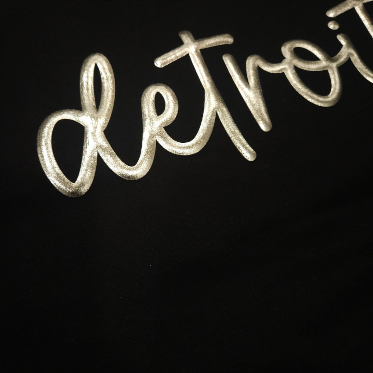 Detroit Script Puff Print - Chrome – Chaos Collection